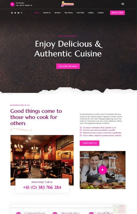 Jumana Bint Rahman On Linkedin Webdevelopment Wordpress Elementor Restaurantwebsite Uxdesign