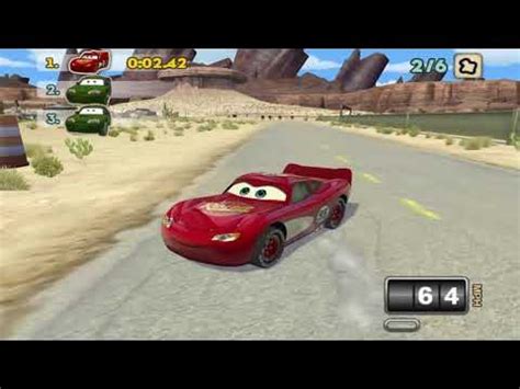 Cars Superdrive Lightning Mcqueen At Maters Speedy Circuit Youtube