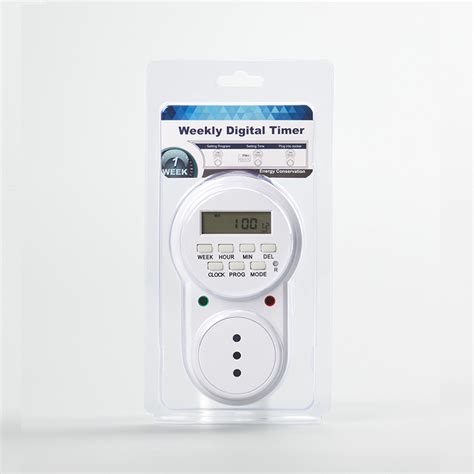 220v Weekly Programmable Digital Timer Socket For Energy Saving Buy