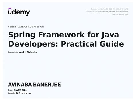 Avinaba Banerjee Java Developer With Udemy Knowledge Avinaba