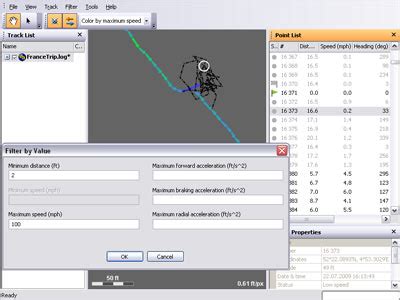 Screenshots GPS Track Editor