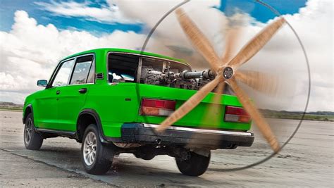 Russians Put A Propeller On A Car To Make It Quicker Immediately Regret Their Decision