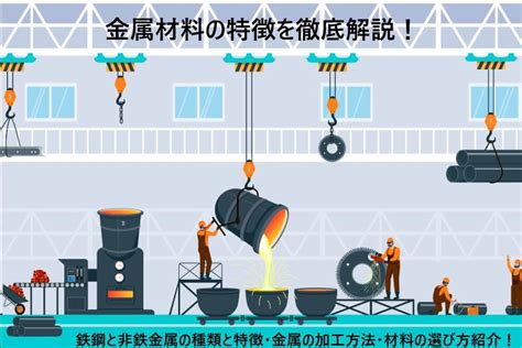 金属材料の特徴を徹底解説！鉄鋼と非鉄金属の種類と特徴・金属の加工方法・材料の選び方紹介！ Proterial