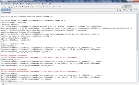 XDCtools GRACE CCS 4 2 1 Error Sh Exe Stop Working Code Composer Studio Forum Code