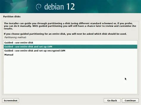 how to install debian 12 bookworm step by step