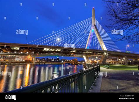 Leonard P Zakim Bunker Hill Memorial Bridge Boston Massachusetts