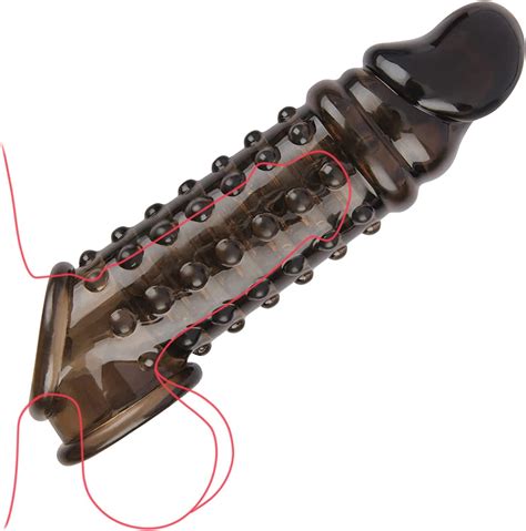 Silicone Reusable Penis Sleeve Super Soft Cock Sleeve Penis Enlarged