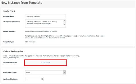 Set Up The Metering Manager Thinkagile Cp Lenovo Docs
