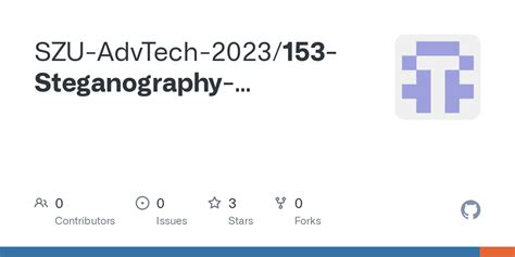 Github Szu Advtech 2023153 Steganography Embedding Cost Learning