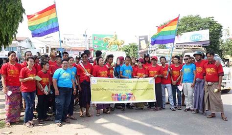 Dvb လိင္တူခ်စ္သူ မုန္းတီးမႈဆန္႔က်င္ေရးလႈပ္ရွားမႈ ျပည္ၿမိဳ႕တြင္ျပဳလုပ္