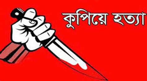 নবীনগরে বাবাকে কুপিয়ে হত্যা করলো ছেলে