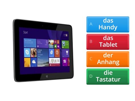 Internet Wortschatz Quiz