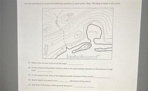 Use The Map Below To Answer The Following Questions Chegg