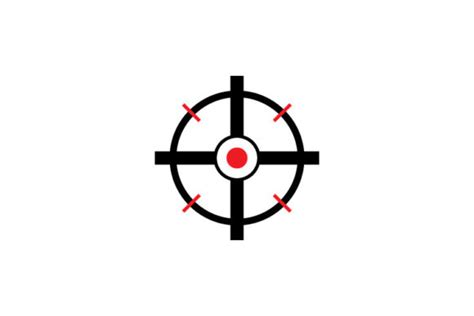 Crosshair Icon Concept Design Vector Graphic By Muhammad Rizky Klinsman