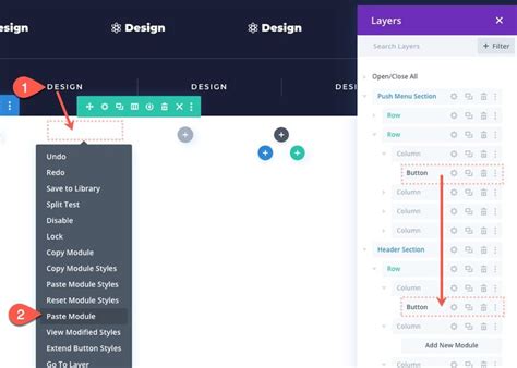 How To Create A Slide Down Push Menu In Divi