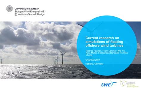 Current Research On Simulations Of Flaoting Offshore Wind Turbines Ppt