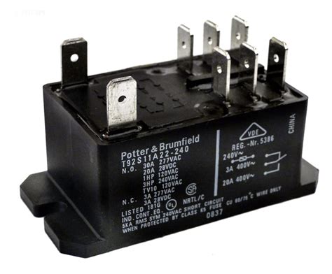 Relay 30a Dpdt 240v Coil The Hot Tub Superstore Canada Usa