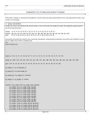 WS Python Data Science Toolbox Docx APPLIED DATA SCIENCE Name WORKSHEET PYTHON DATA