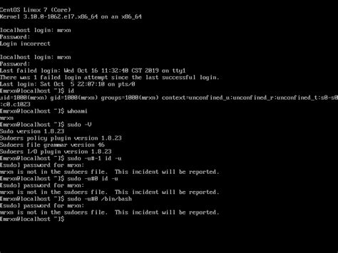 Cve 2019 14287 Sudo提权漏洞复现【通过】 账号审核 90sec