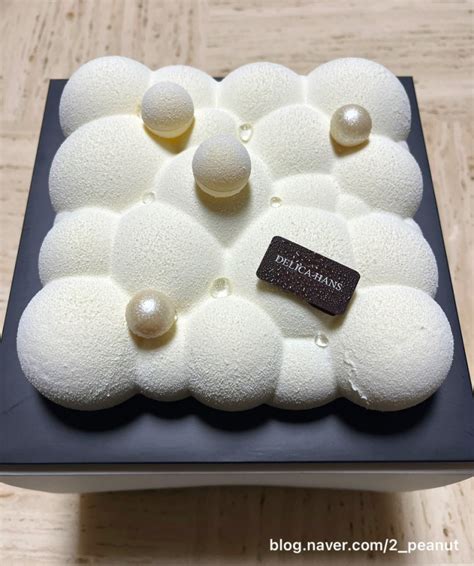 [쪼끔 비싸도 이럴 때나 먹어보는 맛난 케이쿠🎂] 롯데호텔서울 델리카한스 버블케이크 후기 네이버 블로그