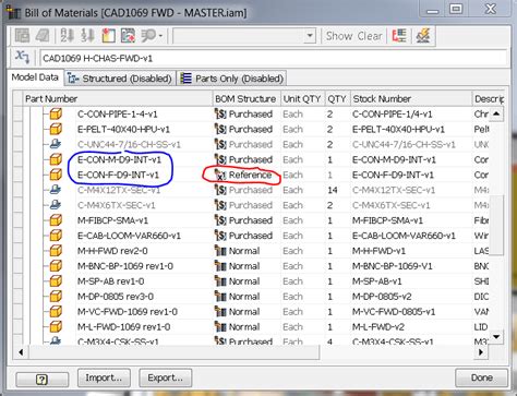 Add Phantom As A Bom Status Option Within The Assembly Environment Autodesk Community