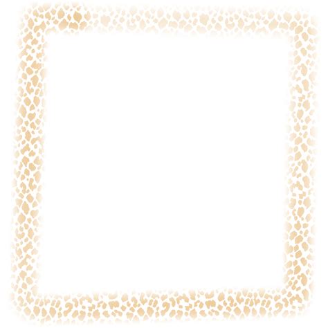 Square Frames In Leopard Color 9593748 Png