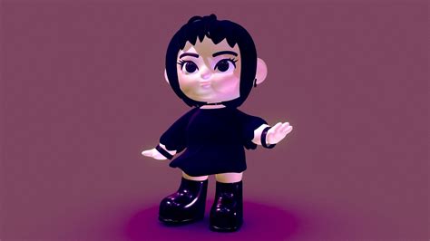 Goth Doll 3d Model By S3things S3thingss 04a4f0c Sketchfab