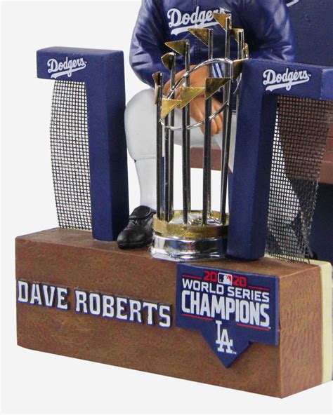Dave Roberts Los Angeles Dodgers 2020 World Series Champions Dugout Bo Foco