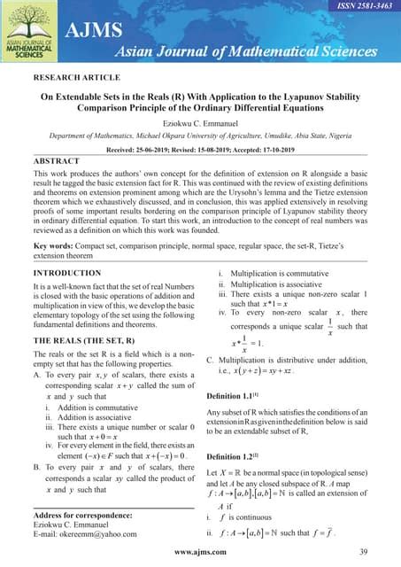 Continuity Homeomorphism Uniform Continuity Ppt