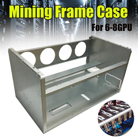 Cryptocurrency Investing Diy Mining Frame Rig Case Mining Frame For 6