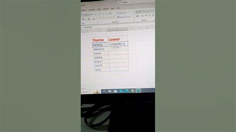 Lower Formula In Excel Viralvideo Computer Computerexcel Reels Newexcel Shortvideo Song