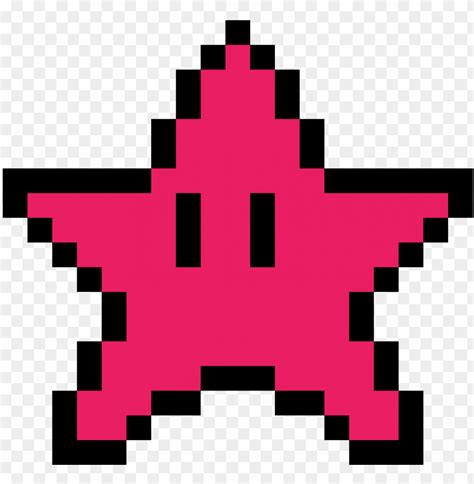 Minecraft Pixel Art Mario Star