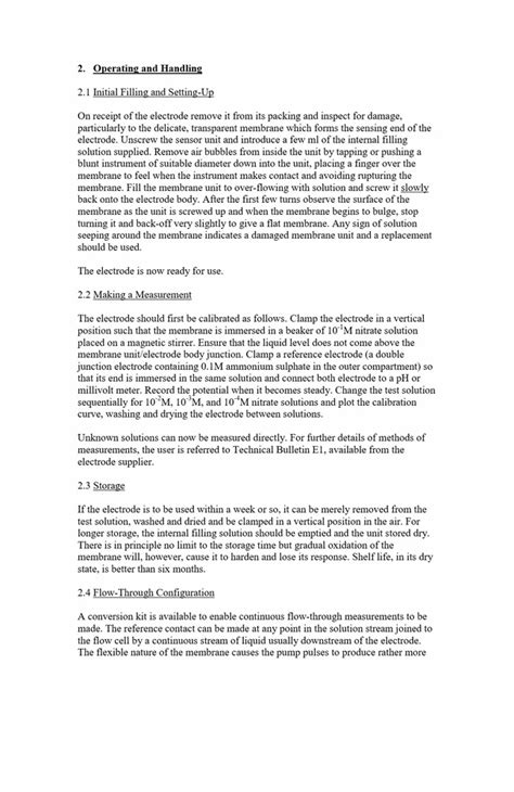 Nitrate Ion Selective Electrode At ₹ 54200 Piece Ion Selective Electrodes In Pune Id