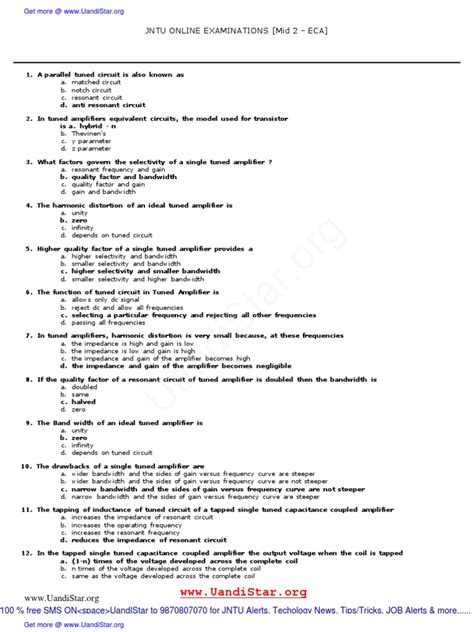 Stagger Tuned Amplifier Using Pspice