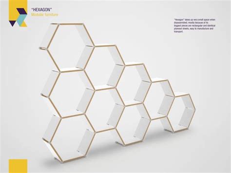 Hexagon Modular Furniture Can Be Arranged Into Various Forms