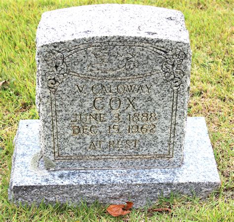 Vincent Calloway Cox 1888 1962 Find A Grave Memorial
