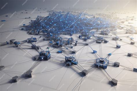 Premium Ai Image A Complex Network Of Interlocking Lines And Grids Suggesting A Technological