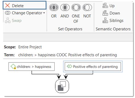 How To Create A Query With Proximity Operators Atlasti 22 Windows