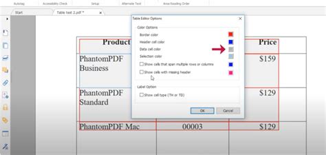 How To Make PDF Document Tables More Accessible The Basics Help Center Foxit Software
