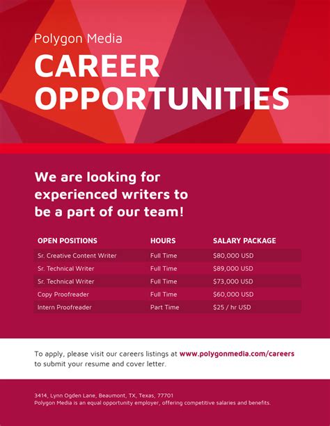 30 Job Hiring Flyers Examples For You Venngage
