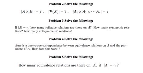 Solved Problem Solve The Following A X A X A Ax B Chegg Com