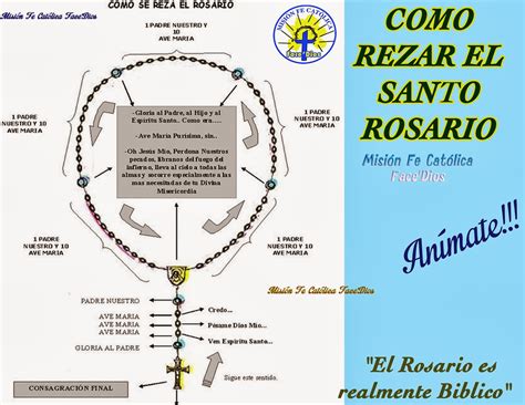 Gota Católica Gotas De Dios Como Rezar El Santo Rosario