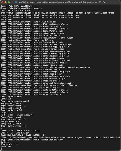 BUG Left Section Is Missing In The Lasted Mac Version Of PYMEvis Issue Python