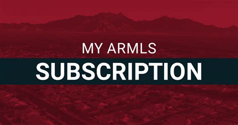 My Armls Subscription
