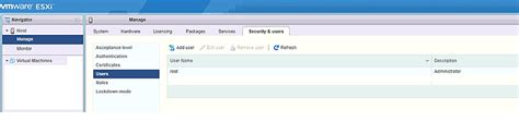 Add An Esxi User And Assign A Role Vsphere Web Client