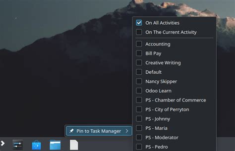 Missing Option To Unpin Shortcuts From Icons Only Task Manager Help Kde Discuss