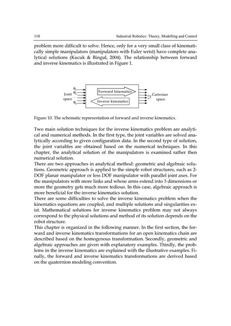 Solution Robot Kinematics Forward And Inverse Kinematics Studypool