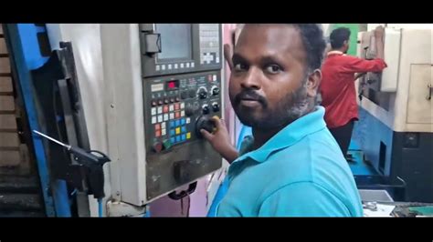 Cnc Machine Operator Training In Tamil Cnc Training Centre In Chennai Youtube