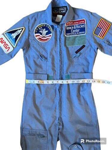 Official Space Camp Flight Suit Blue Youth 10 12 14 Nasa Huntsville Al