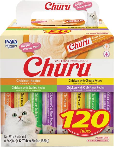 Inaba Churu Cat Treats Official Lickable Tube Variety Pack Your Cat